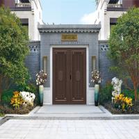 China Aluminum Elegant Outdoor Sliding Gate With Automatic Opening Pattern for sale