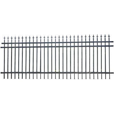 China Elegant Balustrades Handrails Horizontal Slats Metal Fence Long Service Life for sale