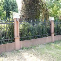 China Black Balustrades Handrails  Customized Home Garden Fencing for sale