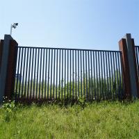 China Black Balustrades Handrails  Customized Home Garden Fencing for sale