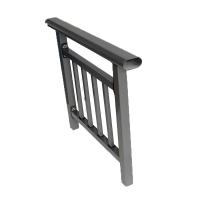 China 100mph Tempered Laminated Glass Balcony Railing Aluminium Balustrade For Apartments Hotel for sale