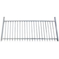 China Flooring Mounted Steel Iron Aluminum Horse Fence Balustrades Handrails for sale