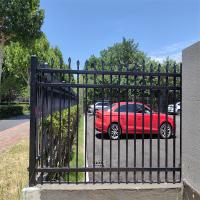 China Flooring Mounted Steel Iron Aluminum Horse Fence Balustrades Handrails for sale