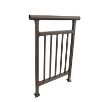 China 12ft Polished Rooftop Balustrade Decorative Balcony Fence Metal for sale