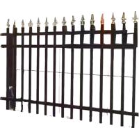 China Garden Aluminum Railings Exterior Balustrade Fencing 100mph Wind Resistance for sale