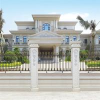 China Flat Black Aluminum Garden Fence with Metal Ceiling System XY-PF039 for sale