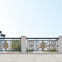 China Versatile Aluminum Guardrail Systems Balustrades Wall Wrought Iron Railing Fences for sale