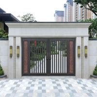 China Walkway Home Front 304SS Aluminium Fence Gate Sliding Powder Coating for sale