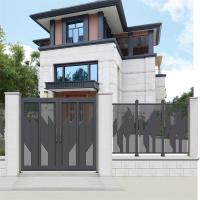 China Anti Rust Main Pedestrian Sliding Gate Aluminium Fencing Outdoor for sale