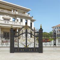 China Waterproof Metal Aluminium Fence Gate Driveway Residential Anti Theft for sale