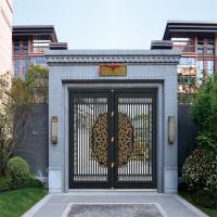 China Patio Yard Folding Security Aluminium Fence Gate Motorised 304SUS for sale
