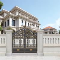 China Electrical Motorized Driveway Aluminium Fence Gate For Houses for sale