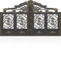 China Customized Entry Aluminum Gate Door Auto Open Retractable Swing Styles for sale