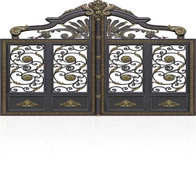 China Customized Entry Aluminum Gate Door Auto Open Retractable Swing Styles for sale