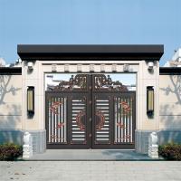 China Patio Yard Folding Security Aluminium Fence Gate Motorised 304SUS for sale