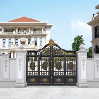 China Compound Wall Aluminium Fence Gate Security Electric Lightweight OEM for sale