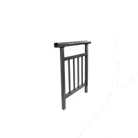 China Rustic Double Welded Exterior Wrought Iron Railing Iron Stair Baluster Batch Production for sale