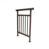 China Forged Iron Balustrades Smooth Surface Railing Sun Shade for sale