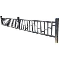 China Forged Iron Balustrades Smooth Surface Railing Sun Shade for sale