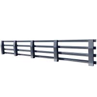 China Forged Iron Balustrades Smooth Surface Railing Sun Shade for sale