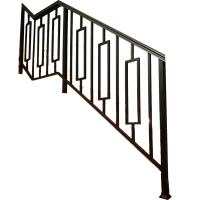 China Garden Gate Wrought Iron Guardrail Fence Rod Balusters Powder Coated for sale