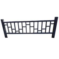China Anti Scratch Garden Wrought Iron Fence Exterior Interior Porch Railing for sale