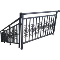 China Hand Forged Wrought Iron Guardrail Customized Services Available for sale