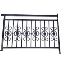 China Hand Forged Wrought Iron Guardrail Customized Services Available for sale