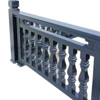 China Handcrafted Custom Wrought Iron Balustrades Very Convenient To Clean For Home for sale
