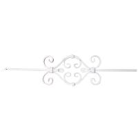 China Ornamental Flower Aluminium Metal Iron Railing Parts For Balustrade Fence for sale