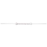 China Main Gate Decorative Wrought Iron Railing Parts Metal Handrail Components for sale