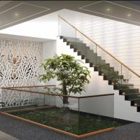 China Indoor Balcony Glass Railing Minimalism Style Customization for sale