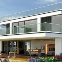 China Glass Railing for Balcony Design Top Handrail for Balcony Luxury for sale
