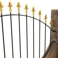 China Popular Style Design Railing Steel Powder-Coated Railing Classical design for sale