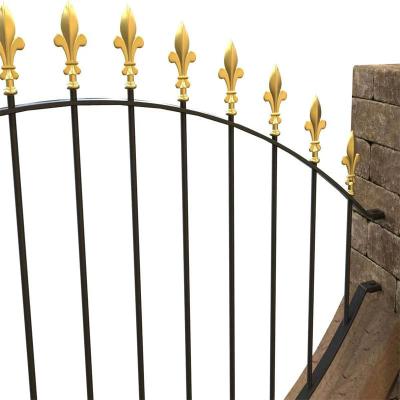 China Hot Galvanizing Wrought Iron Railings Balcony handrail American Custom for sale