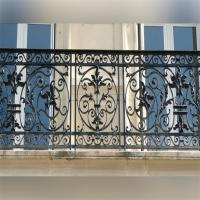 China Cheap Flat Galvanized Steel Pipe Balustrade Ready To Assemble for sale