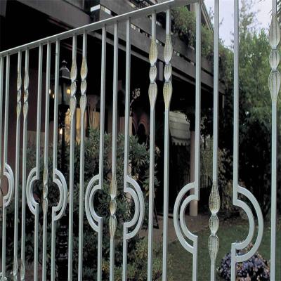 China Residential Soundproof  Customized Size Fence Panel Wrought Iron Steel Fence for sale