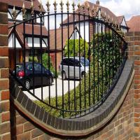China Elegant Wrought Iron Balustrade With Gates 2025 New design type for sale