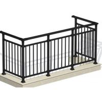 China Cheap Flat Galvanized Steel Pipe Balustrade Ready To Assemble for sale