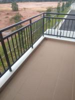 China Cheap Flat Galvanized Steel Pipe Balustrade Ready To Assemble for sale