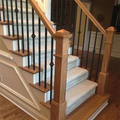 China Powder Coated Wrought Iron Guardrail XY-IR085 36-42in Height for sale