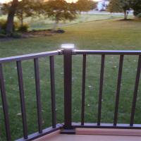 China Free-Maintenance Safety Customized Fencing Aluminum of Bronzed Color for sale