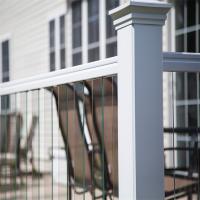 China White Stair Balustrade XY-PF036 for Deck Balcony Stairs for sale