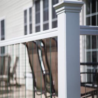 China White Stair Balustrade XY-PF036 for Deck Balcony Stairs for sale