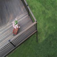 China Aluminum Railing with Customizable Horizontal Slat Design for Pool and Yard for sale