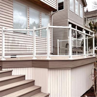 China Aluminum Railing for Customer Requirements Customizable Horizontal Slat Fence for Pool and Yard for sale