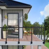 China Custom Aluminum Railing with Sanding Galvanized Surface Treatment for sale