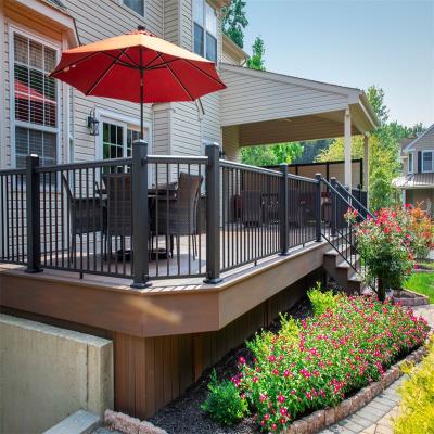China Aluminum Railing XY-PF038 for Deck Stairs Outdoor Use for sale