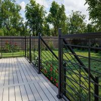 China Iron Doors Security Home Cheapest Price Aluminium Stair Balustrade for sale