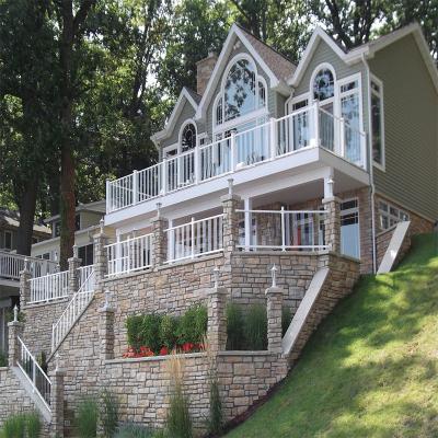China Aluminum Staircase Railing XY-PF030 - Custom Colors & Mounting Options for sale